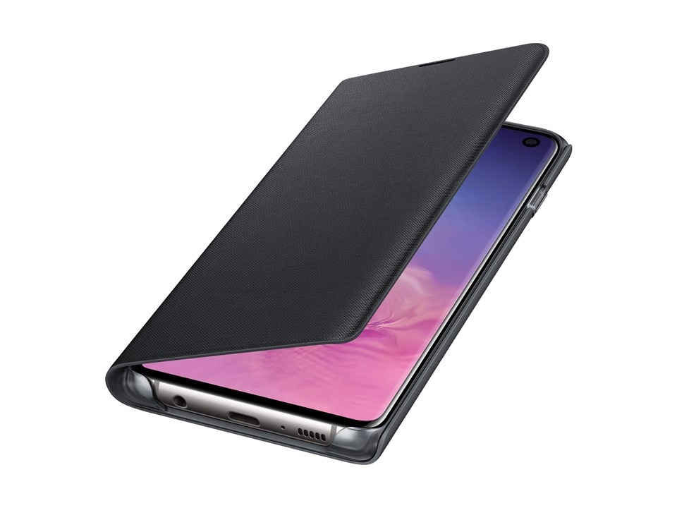 Samsung S10 LED view cover svart till SAMSUNG GALAXY S10