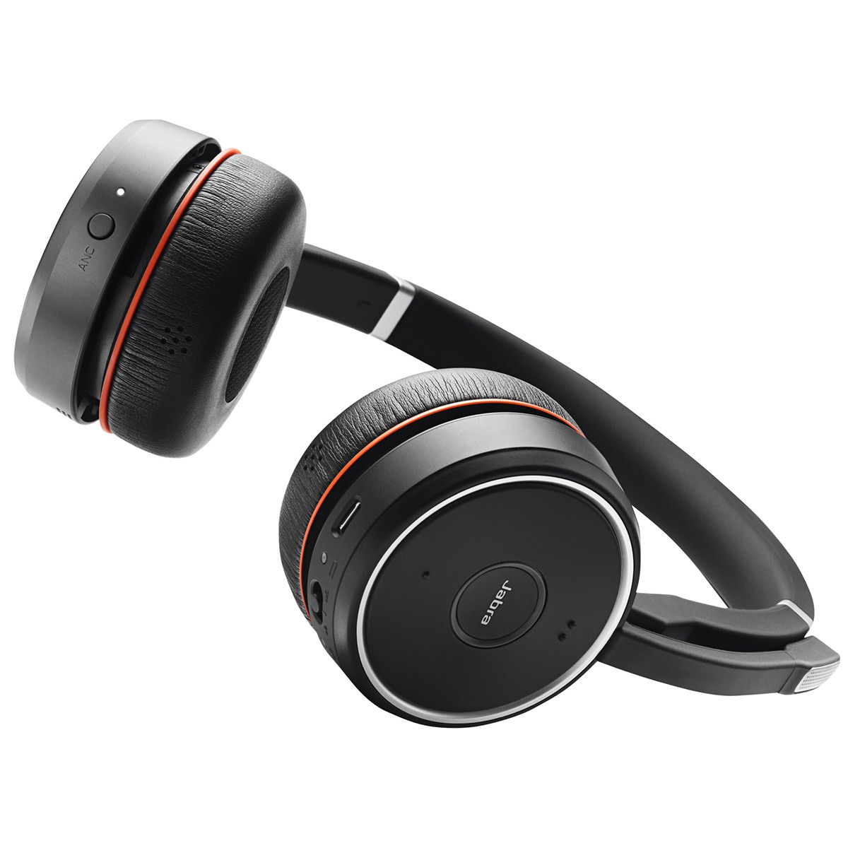 Jabra Evolve 75 UC Stereo - Headset - på örat - Bluetooth - trådlös