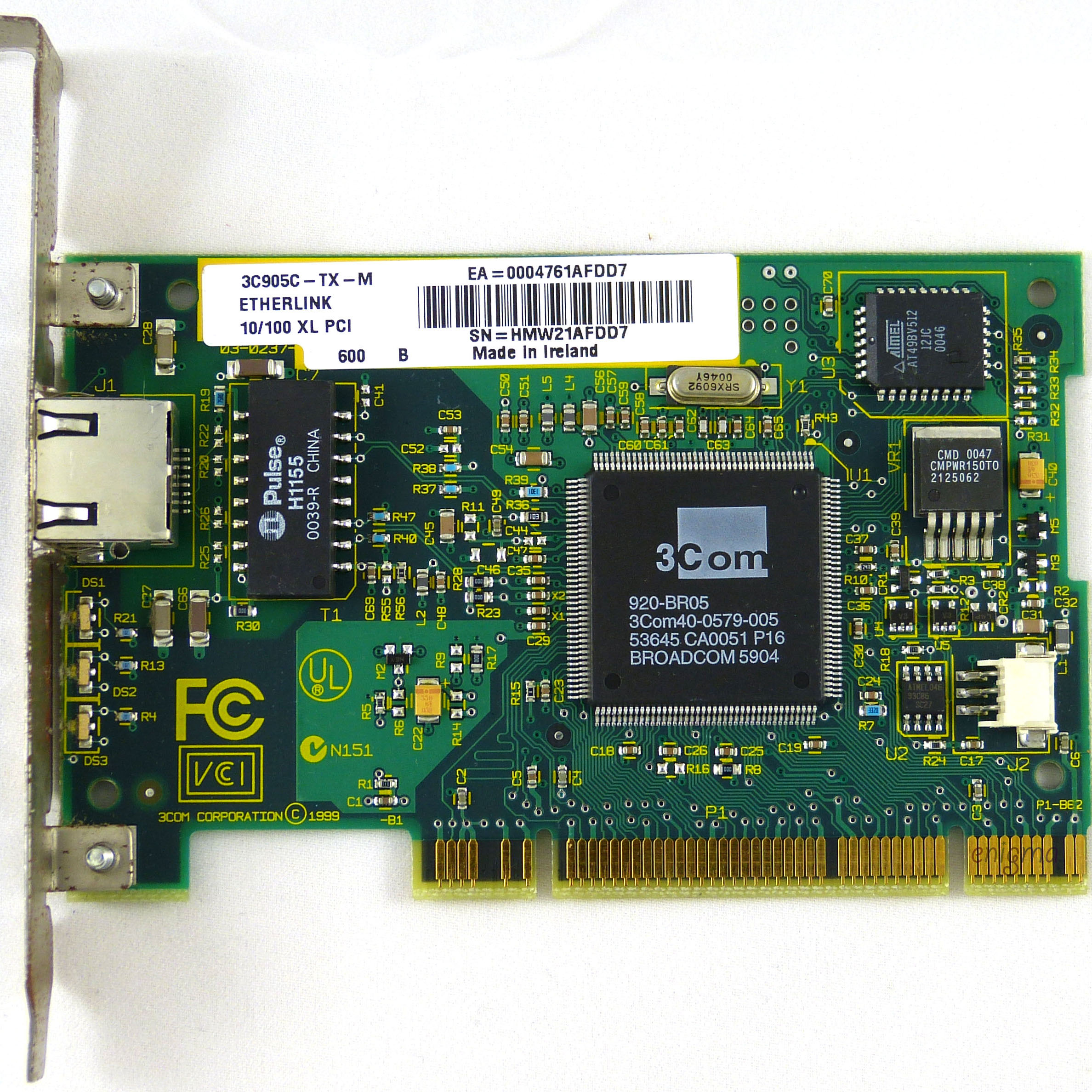 PCI 3Com 3C905C-TX-M nätverkskort