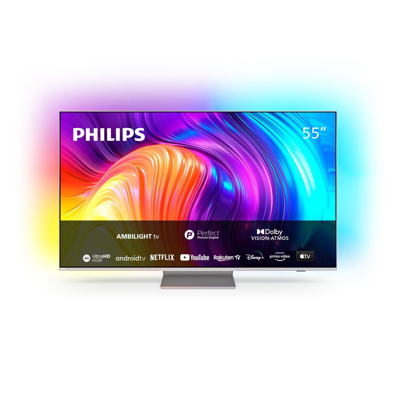 Philips Android LED-TV med 4K UHD med Ambilight 55PUS8807
